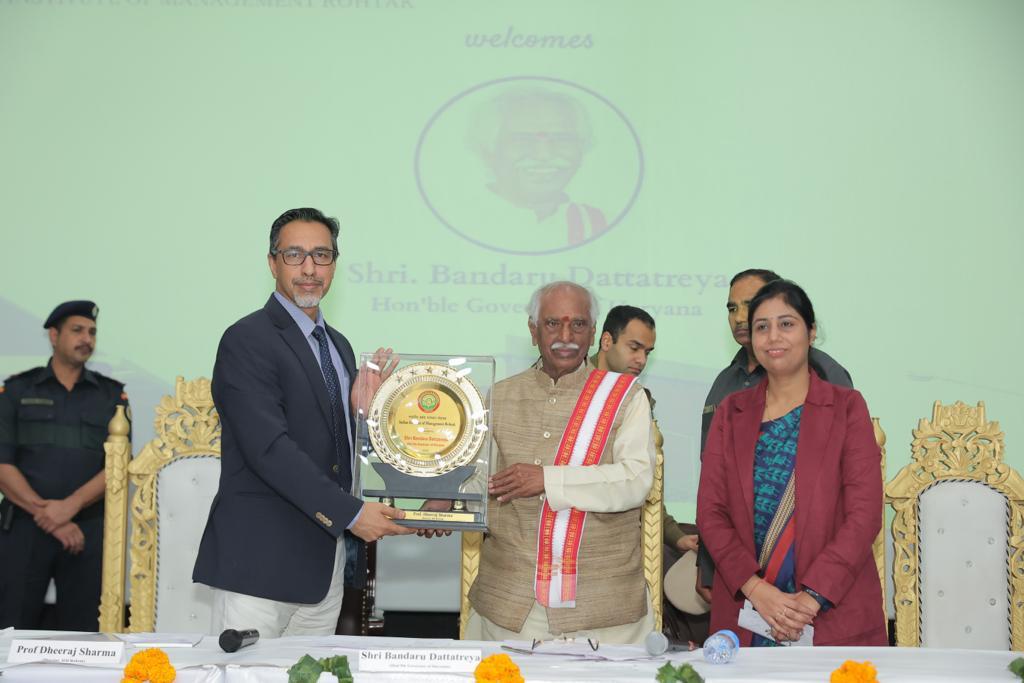 IIM Rohtak Welcomes the Governor of Haryana - Indian Sentinel