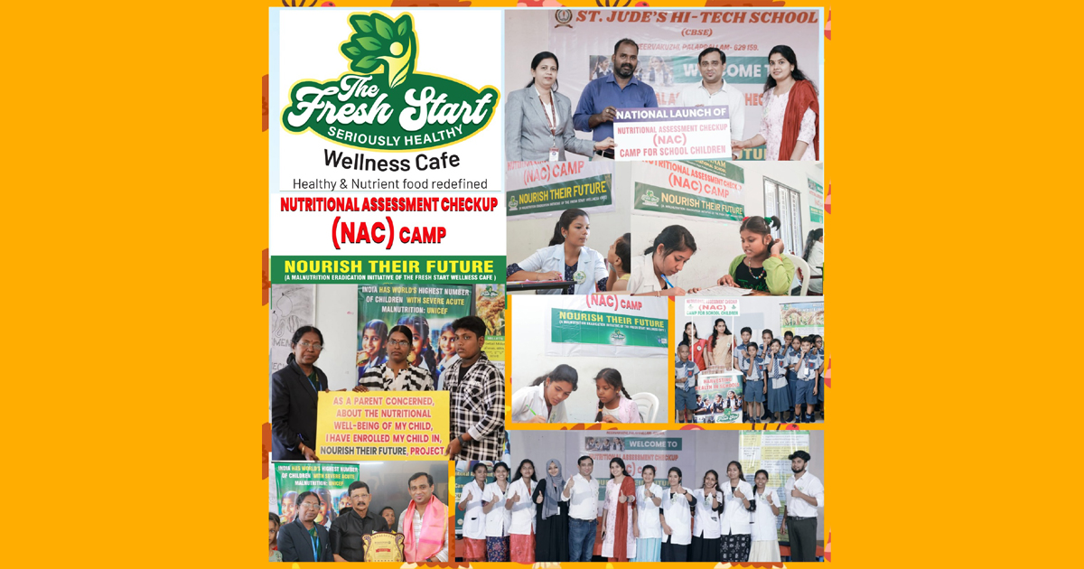 The Fresh Start Wellness café rolls out NAC camps nationwide in India ...