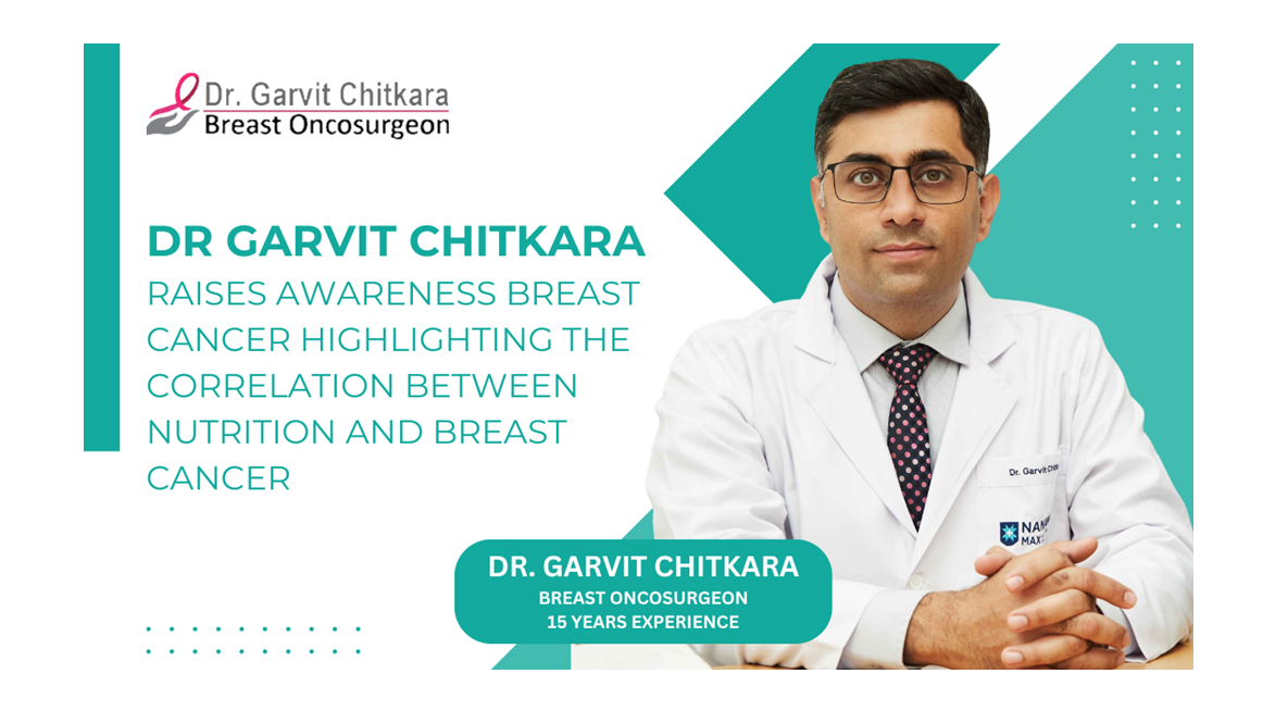 Dr. Garvit Chitkara raises awareness of breast cancer highlighting the ...